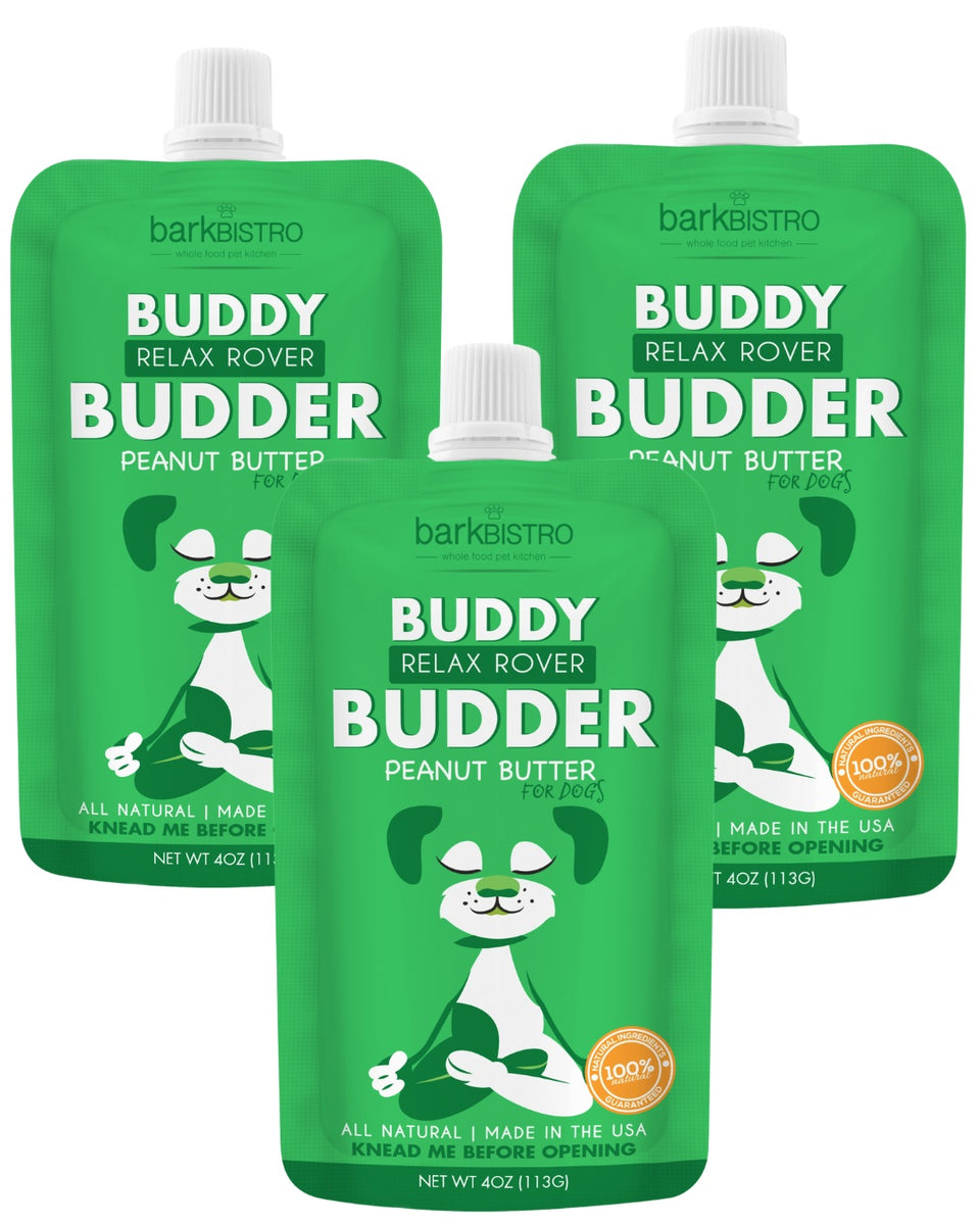 Relax Rover Buddy Budder Bundle (Trio 4oz Squeeze Packs) - 100% all na ...